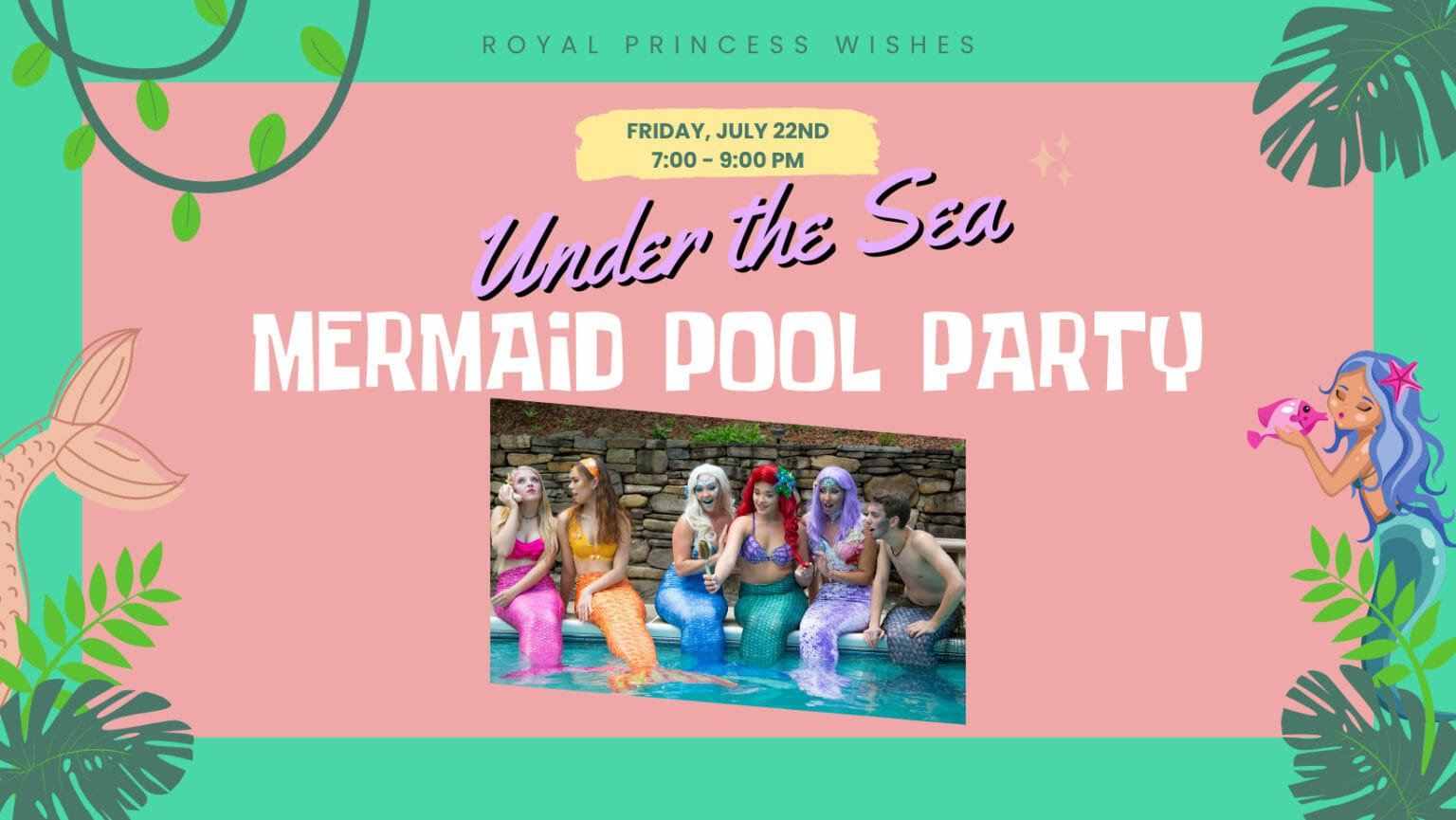 Under the Sea Mermaid Pool Party - LYH – Lynchburg Tourism