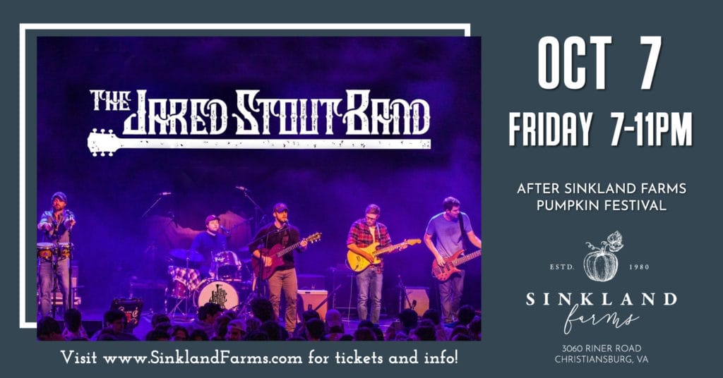 Jared Stout Band at Sinkland Farms - LYH – Lynchburg Tourism