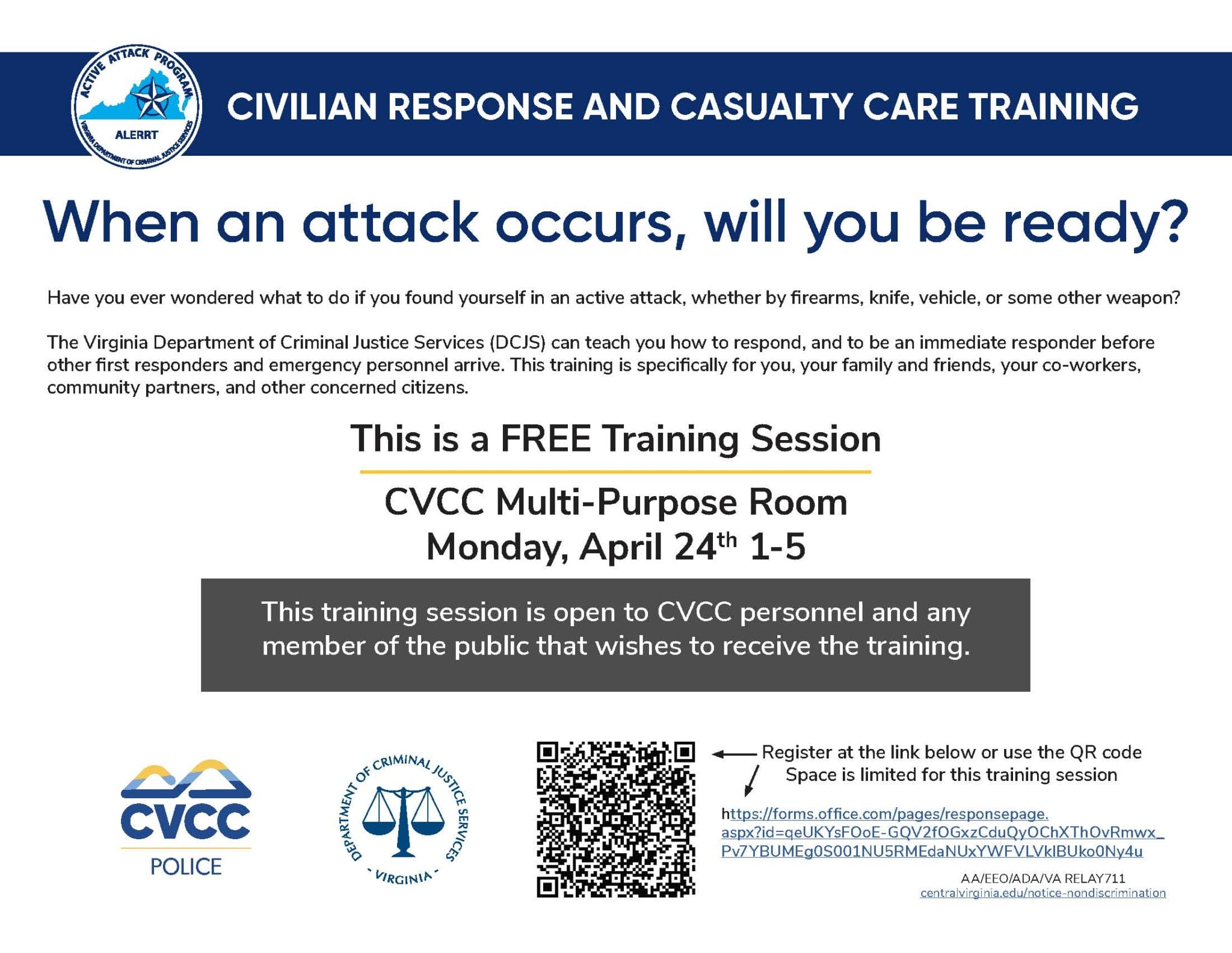 Civilian Response and Casualty Care Training - LYH – Lynchburg Tourism