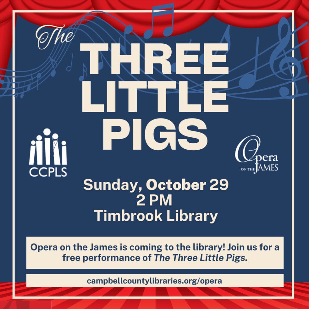 Opera on the James: The Three Little Pigs - LYH – Lynchburg Tourism