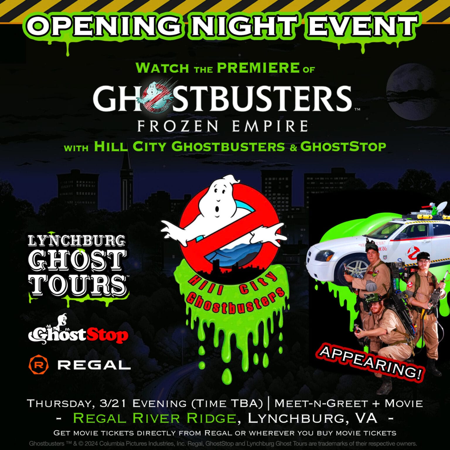 Ghostbusters Premiere with Hill City Ghostbusters, GhostStop and ...