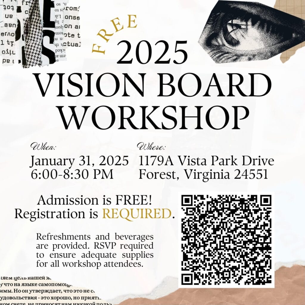 2025 Vision Board Workshop - LYH – Lynchburg Tourism